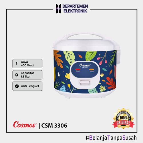 Jual Cosmos CRJ 3306 Magic Com / Rice Cooker 1.8 Liter / GARANSI RESMI ...