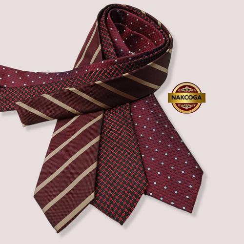 Jual dasi merah maroon mewah dasi kantor pria dasi panjang long tie ...