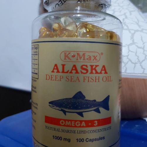 Jual K-max Alaska Omega 3 Deep Sea Fish OIl Isi 100 Capsul/Btl ...
