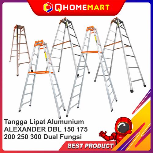 Promo Tangga Lipat Alumunium ALEXANDER DBL 150 175 200 250 300 Dual ...