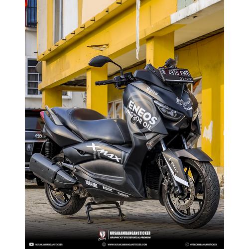 Jual Stiker Xmax 250 Eneos Hitam Modifikasi Sticker Full Body - Graftac ...
