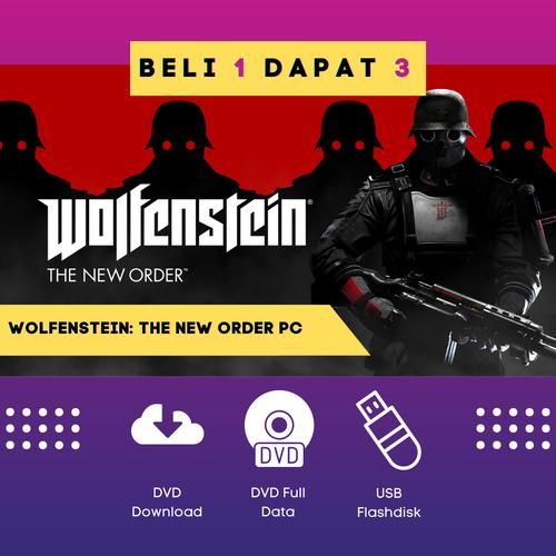 Jual WOLFENSTEIN: THE NEW ORDER PC | Game PC Original - DVD-DL 44GB ...