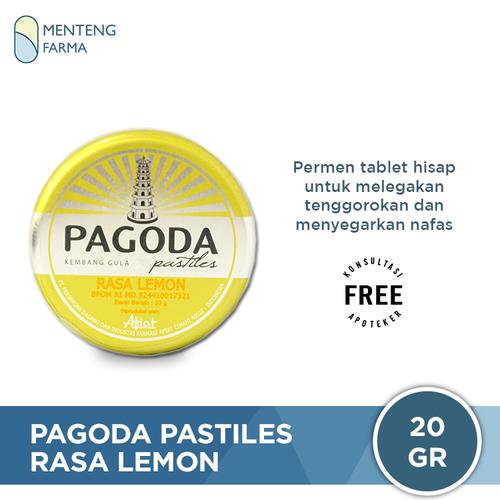 Jual Pagoda Pastiles Rasa Lemon 20 Gram - Permen Pelega Tenggorokan ...