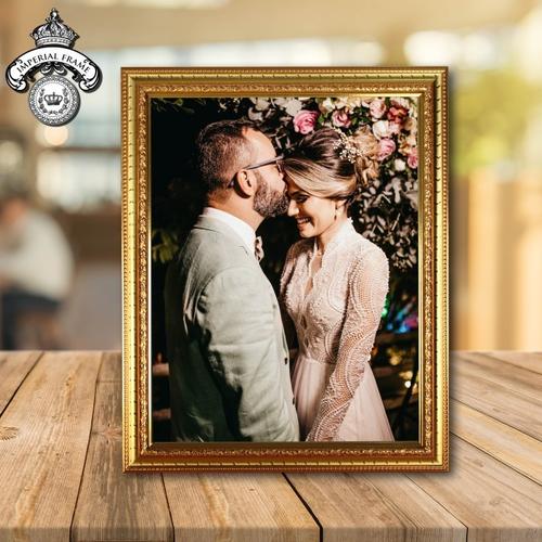Jual Bingkai Frame Figura Foto A3 / ( 30x42 cm ) silver / gold - Gold ...