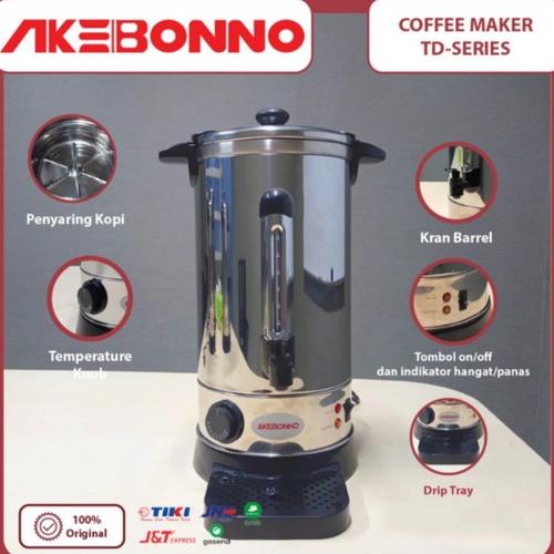 Jual water boiler & coffee maker akebonno Thermo control & drip tray ...