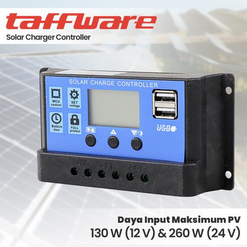 Jual Solar Charge Controller SCC PWM Pengisi Daya Surya 10A 12V/24V ...