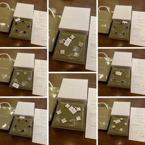 Jual BRACELET VAN CLEEF & ARPELS VCA 5 VINTAGE ALHAMBRA VC CLOVER ...