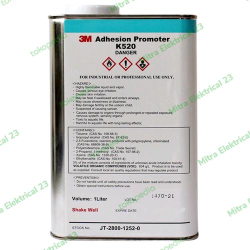 Jual 3M K520 Adhesion Promoter Penguat Double Tape Acrylic 1Liter ...
