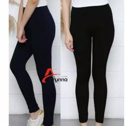 Jual Leging wanita panjang polos stretch legging Bahan Lembut bisa COD ...