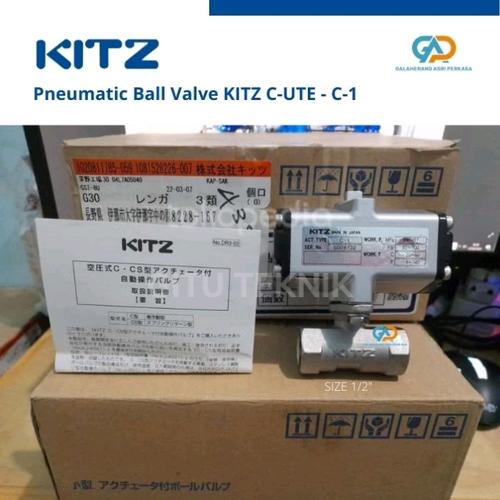 Jual Pneumatic Ball Valve Kitz C-UTE Size 1/2 inchi Original - Jakarta Pusat - GITU TEKNIK ...