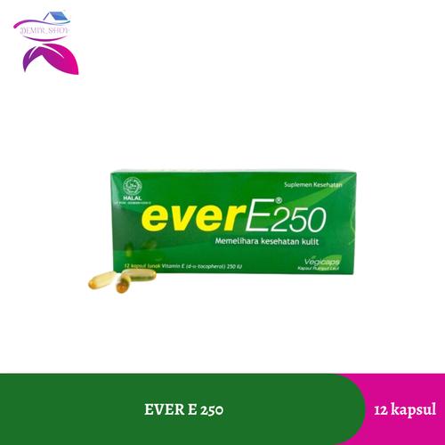 Jual Ever E 250 Kapsul Mencerahkan Kulit / Vitamin Kulit dan Kesuburan ...