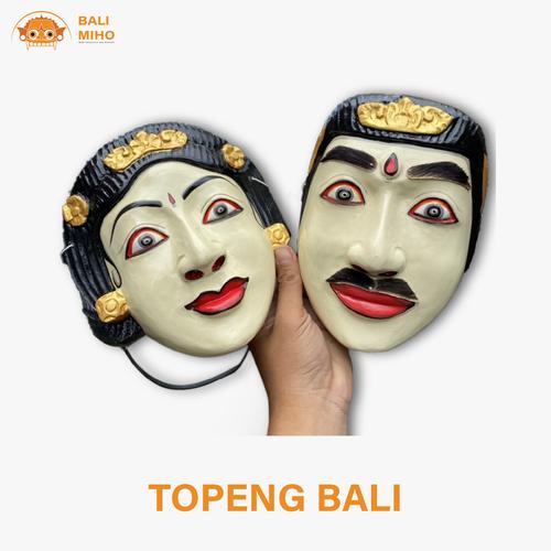 Jual Topeng Pria Dan Wanita Bali - Topeng Dekorasi - Topeng Bali Putri ...