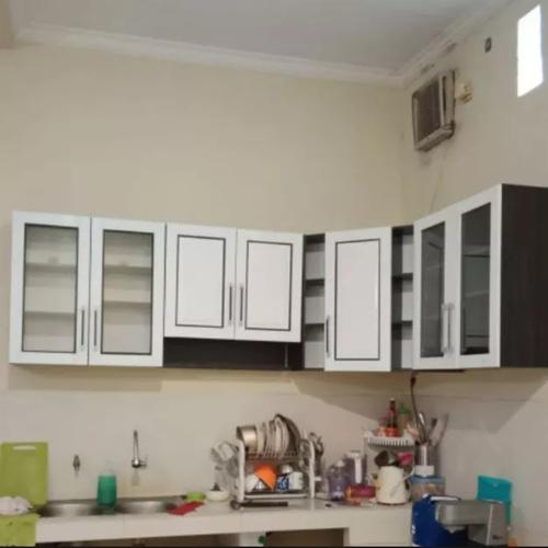 Jual Kitchen set atas/lemari dapur/rak dapur 7 pintu letter L sucitra ...