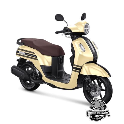 Jual decal yamaha fazzio full body cd keren - cream - Kab. Batang ...