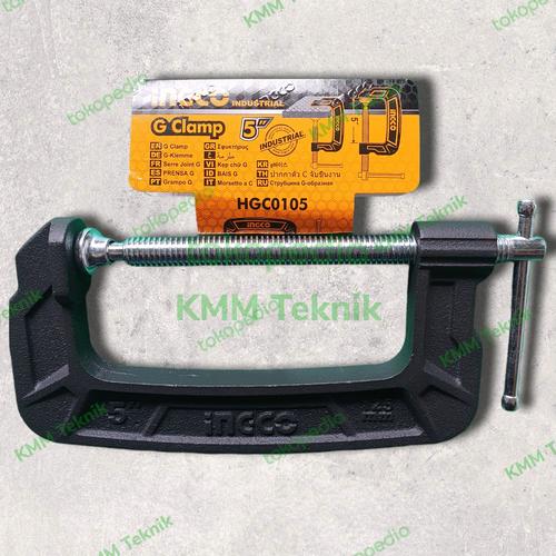 Jual KLEM KAYU TIPE C G 5" INGCO ALAT PENJEPIT PRESS KAYU CLAMP 5 INCH ...
