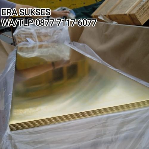 Jual Plat Kuningan 0,8mm x 1000mm x 2000mm plat kuningan 0.8mm ...