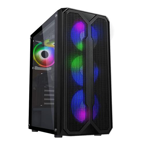 Jual Cube Gaming Aria Free 3 Fan RGB, ARGB LED High Airflow ATX Gaming ...