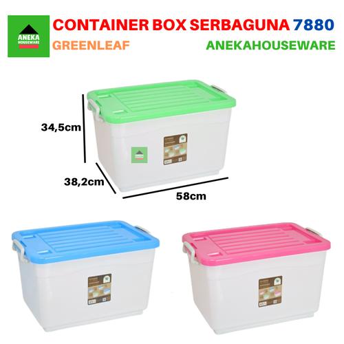 Jual Container Box 50 Liter 7880 Green Leaf - Biru - Jakarta Utara ...