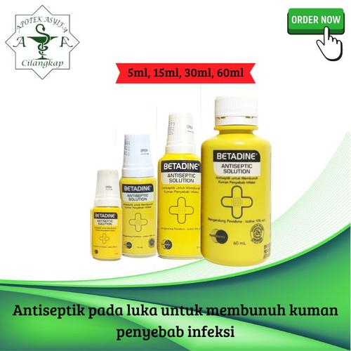 Jual Betadine Solution 5 ml - 60 ml - 30 ml - Kota Depok - Apotek ...