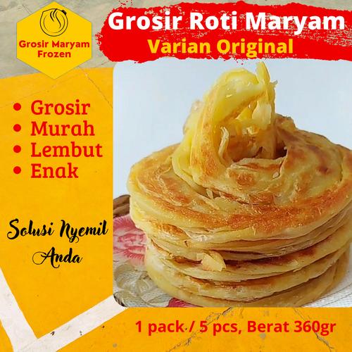 Jual Roti Maryam Frozen Original Roti 1 pack 5pcs Frozen Food Grosir ...