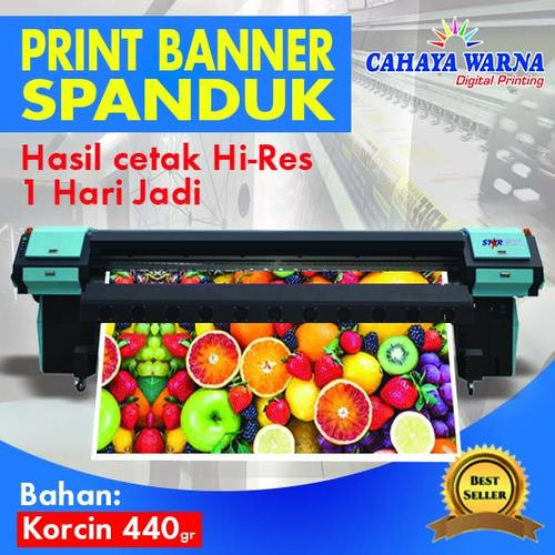 Jual Cetak Spanduk/Banner Korcin 440gr Matte Hi-Res - Kota Depok ...