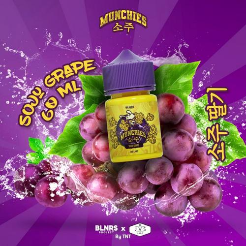 Promo Liquid MUNCHIES V3 Soju Grape 60ML by JVS X BLNRS X TNT Flavor ...