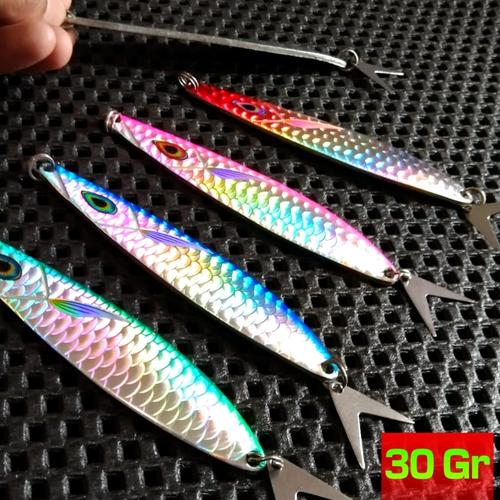 Jual Spoon Lure model SPEEDY tipe LURUS uk 30gr / 40gr - Putih, 40gr ...