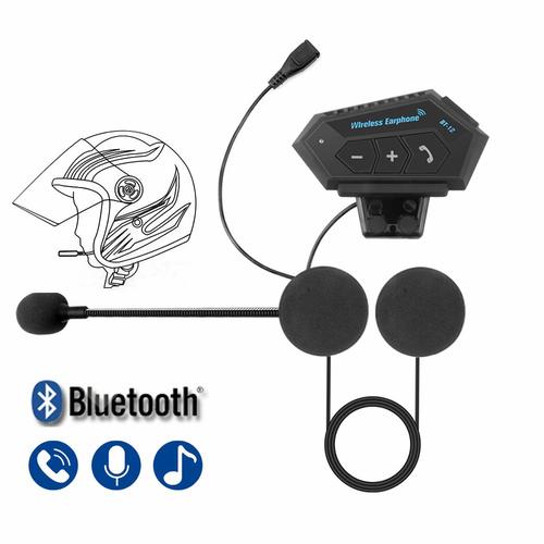 Jual Intercom Headset Bluetooth Helm Motor Wireless Anti Interference ...