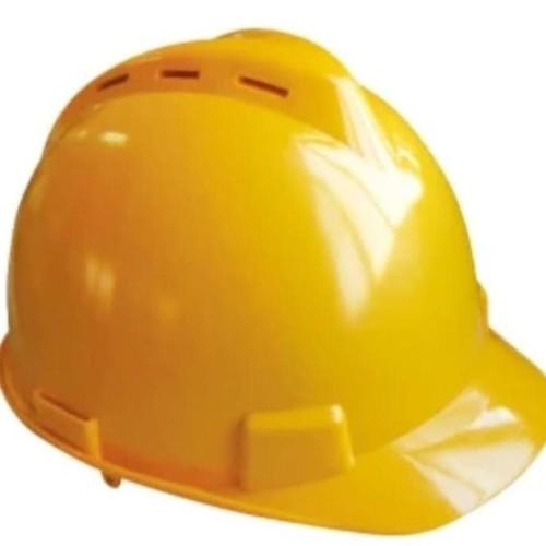 Jual Helm Kuning Brim Vented Proyek KRISBOW Fast Track Safety Helmet ...