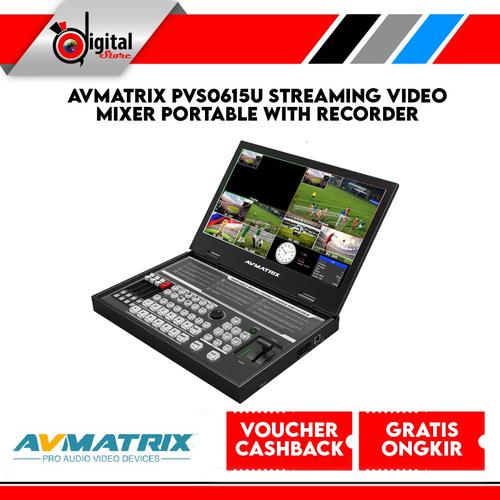 Promo AVMATRIX PVS0615U Streaming Video Mixer Portable with Recorder ...
