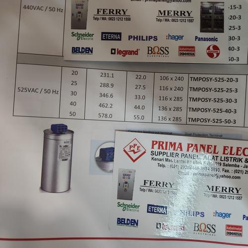 Jual Capacitor Bank Fort 20 kvar 20kvar 525vac/50Hz tipe TMPOSY-525-20-3 - Jakarta Pusat - Prima ...
