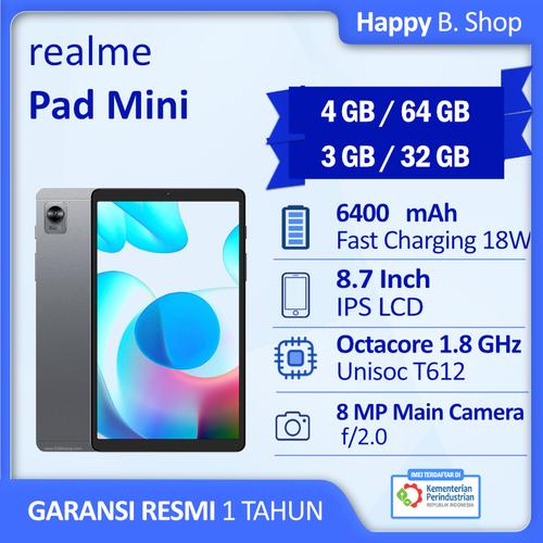 Jual Realme Pad Tab Mini Wifi / LTE 3/32 4/64 Resmi - 3/32 LTE - Kab ...