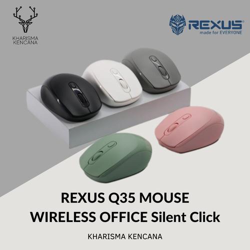 Jual REXUS Q35 MOUSE WIRELESS OFFICE Silent Click - Kota Malang ...