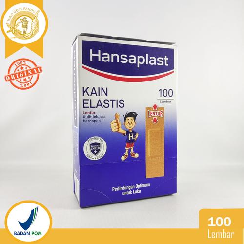 Jual HANSAPLAST KAIN ELASTIS STANDARD (100 LEMBAR) / PLASTER / PLESTER ...