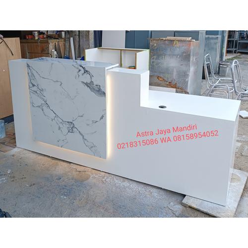 Jual meja counter meja bar furniture custom meja resepsionis new ...