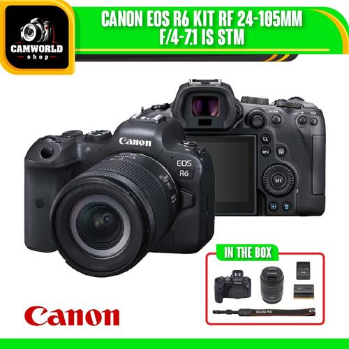 Jual Canon EOS R6 Kit RF 24-105mm f/4-7.1 IS STM - Jakarta Pusat ...