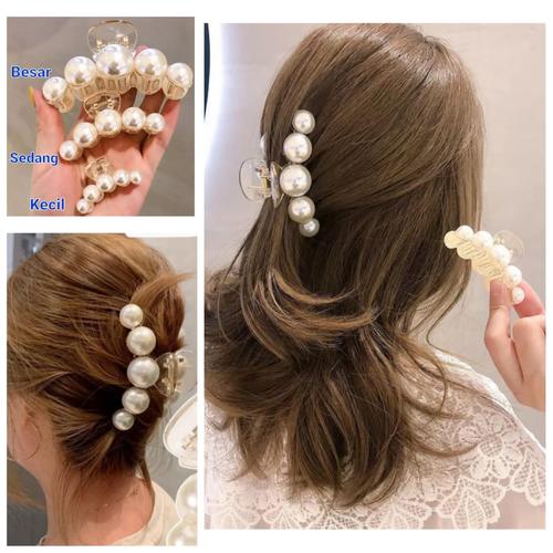 Jual JEPITAN RAMBUT JEDAI KOREA KLIP JEPIT PEARL HIASAN RAMBUT PREMIUM ...