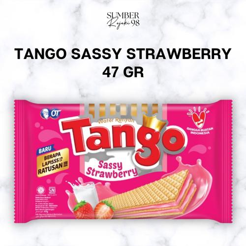 Jual Tango Wafer Sassy Strawberry 47gr Wafer Tango Rasa Stroberi ...
