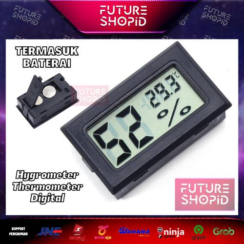 Jual Hygrometer Termometer Digital / Ukur Suhu Kelembapan Udara ...