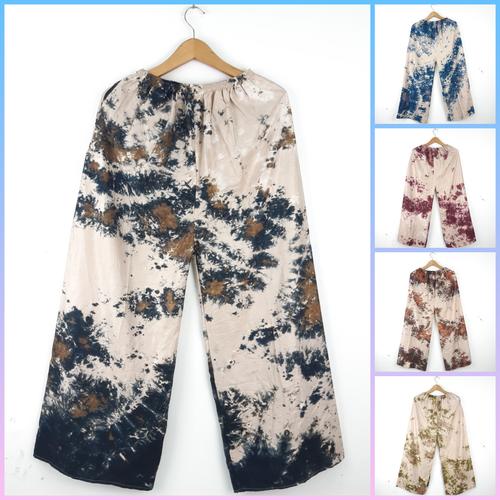Jual Celana Tidur Panjang Kulot Jumbo Motif Akar Rayon Adem dan Halus ...