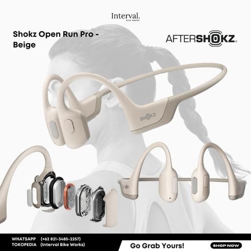 Promo Shokz Open Run Pro Beige - Kota Semarang - Interval Bike Works ...