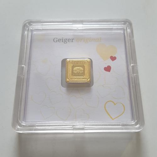 Jual Logam Mulia Geiger Love Square Gold Bar 1 gram - Jakarta Utara ...