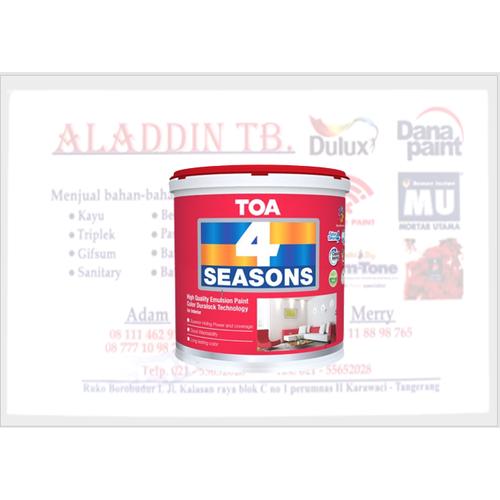 Jual Cat Tembok Interior/ TOA 4 Seasons/ Tinting/ PUTIH/ 5KG GALON ...
