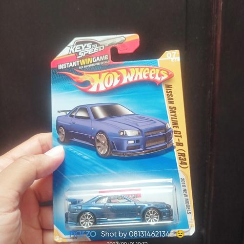 Jual Hotwheels Nissan Skyline GT-R R34 Key speed very rare - Kab ...