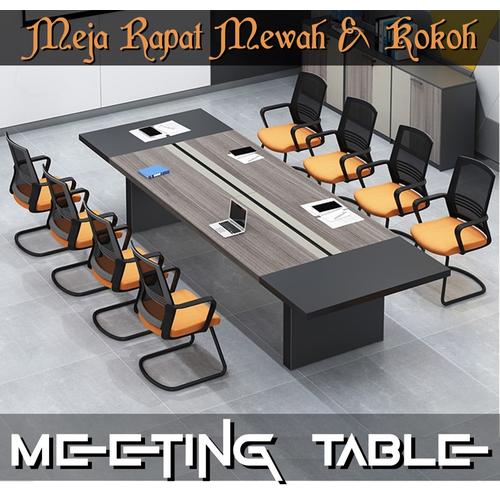 Jual Meja Rapat Meja Meeting Mewah Kokoh | Meeting Table - 300x120x75cm ...