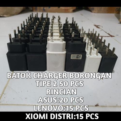 Jual batok charger original borongan 50 pcs tipe 2 asus lenovo xiomi ...