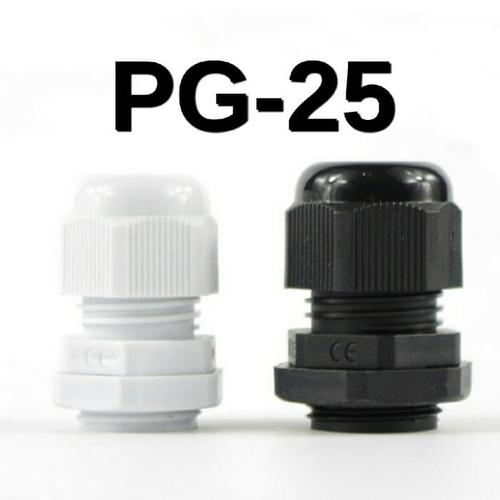 Jual Kabel Gland PG-25 / Cable Gland PG25 / PVC PG-25 Hitam / Putih ...