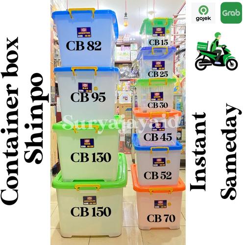 Jual (GOJEK/GRAB) CONTAINER BOX SHINPO CB 150 130 95 82 70 52 45 30 25 ...