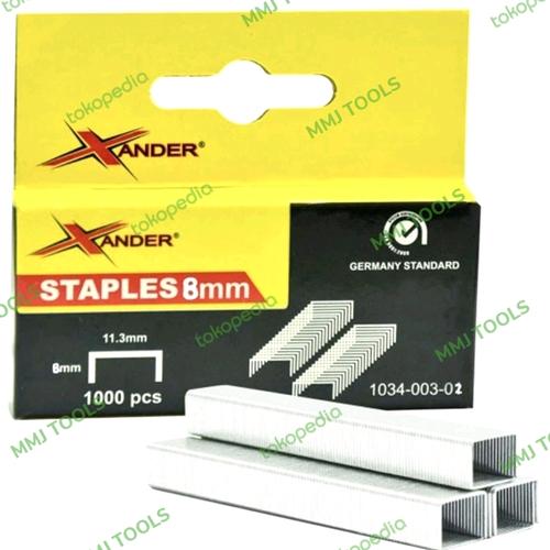 Jual Isi Staples Gun XANDER 8mm - XANDER Isi Staples Gun - Jakarta ...