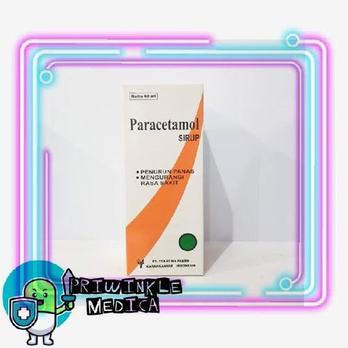 Jual paracetamol syrup sirup demam turun panas 60ml 60 ml / botol ...